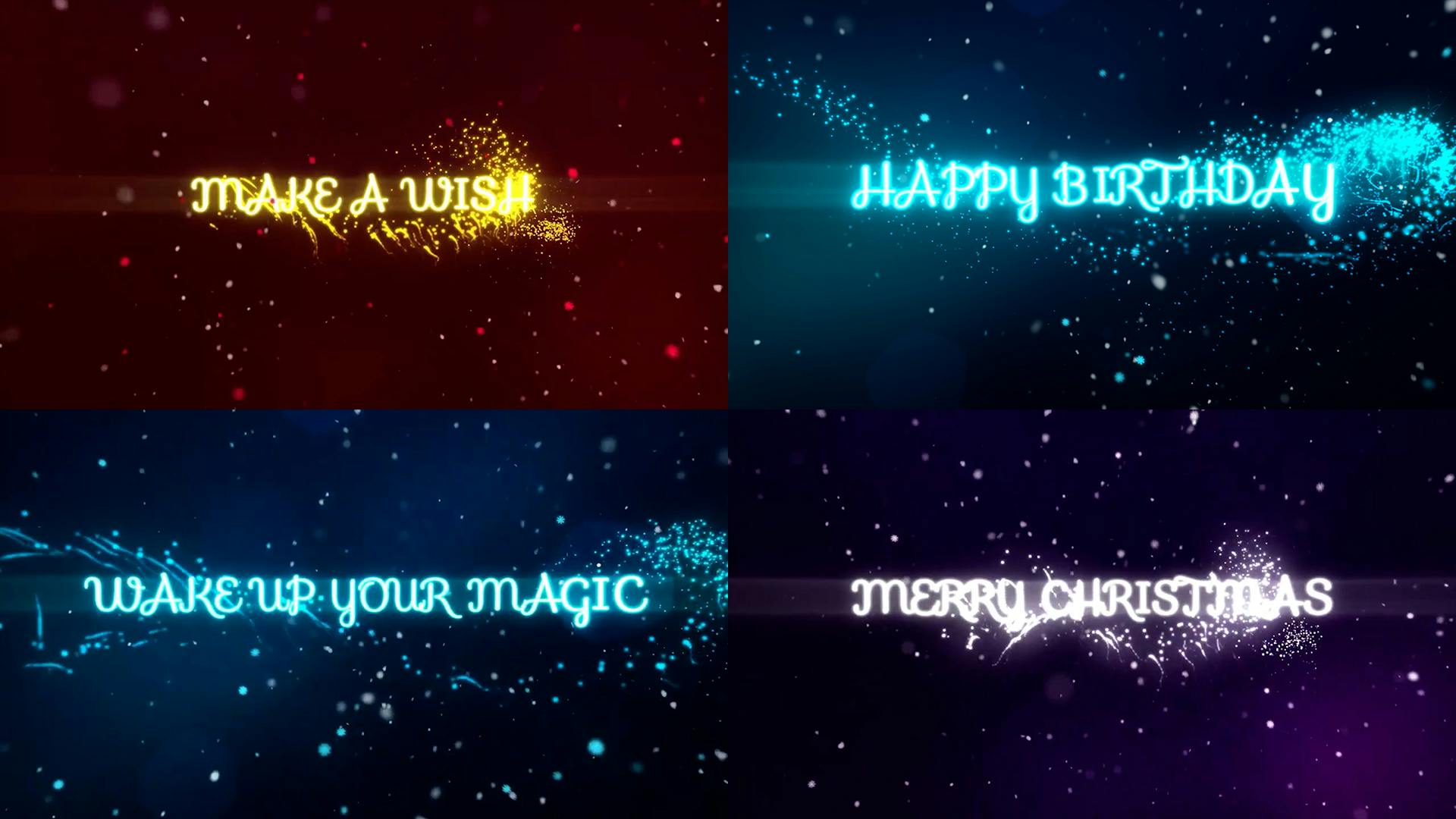 Holiday Magic Greetings video templates | Artlist