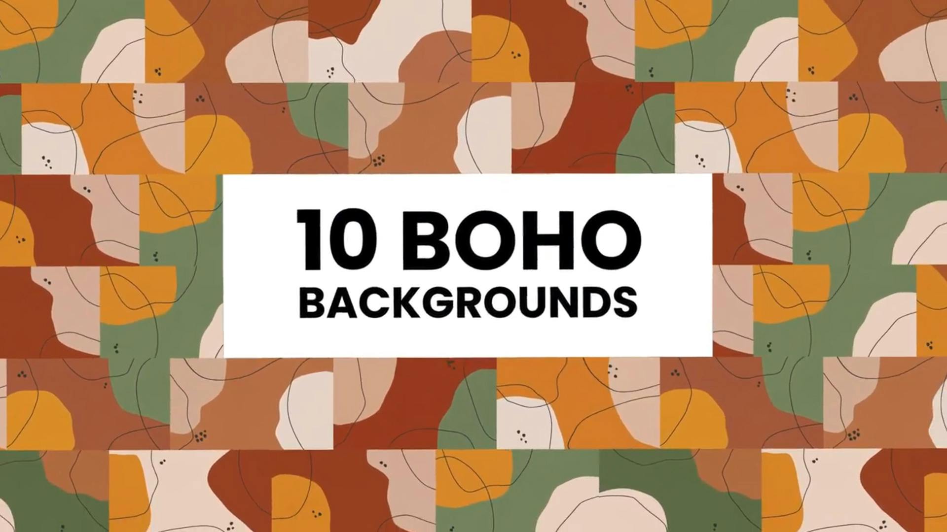 Colorful Boho Backgrounds video templates | Artlist