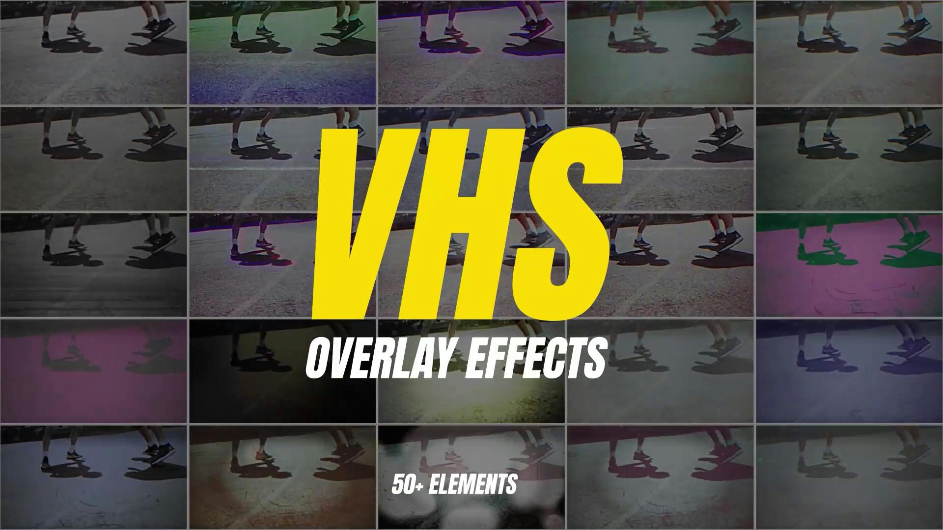 VHS Overlay Effects video templates | Artlist