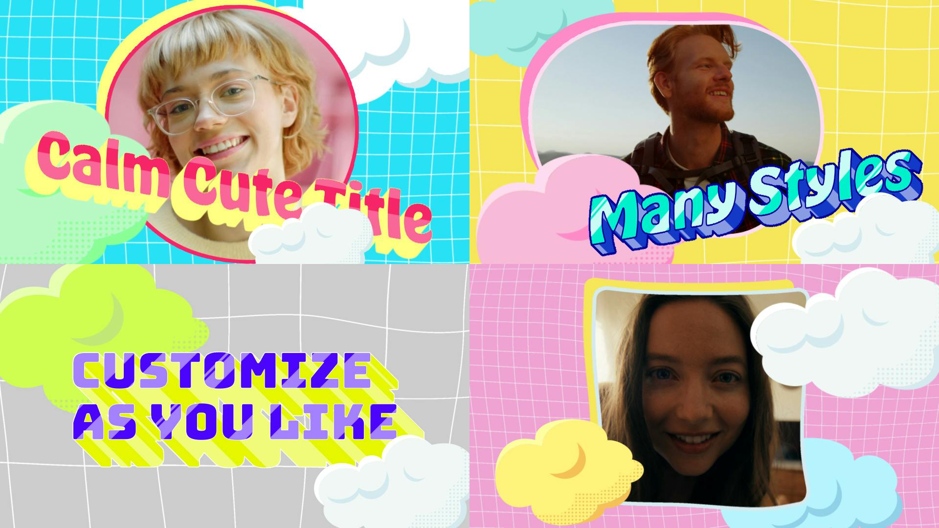 Calm Cute Replacement Title video templates | Artlist