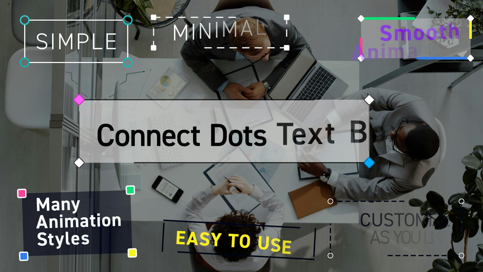 Connect Dots Text Box video templates | Artlist