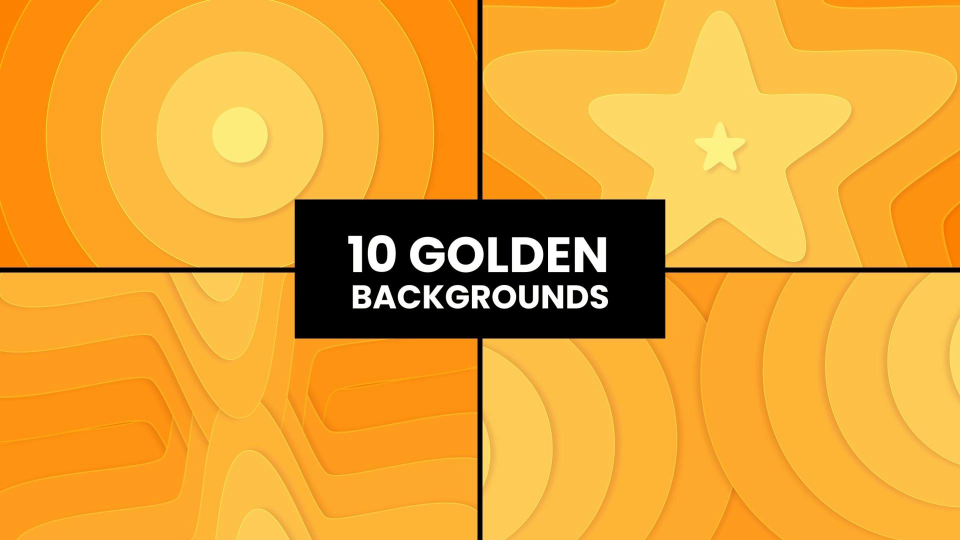Golden Backgrounds video templates | Artlist