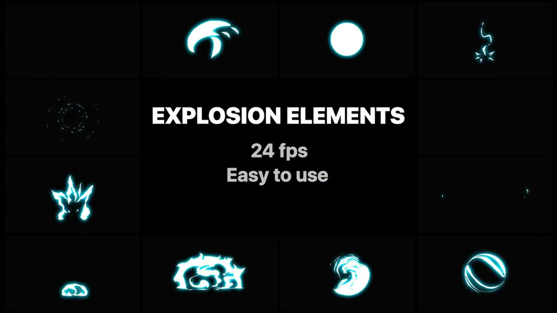 Energy Explosion Elements video templates | Artlist