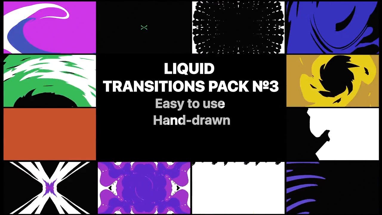 Liquid Transitions Collection video templates | Artlist