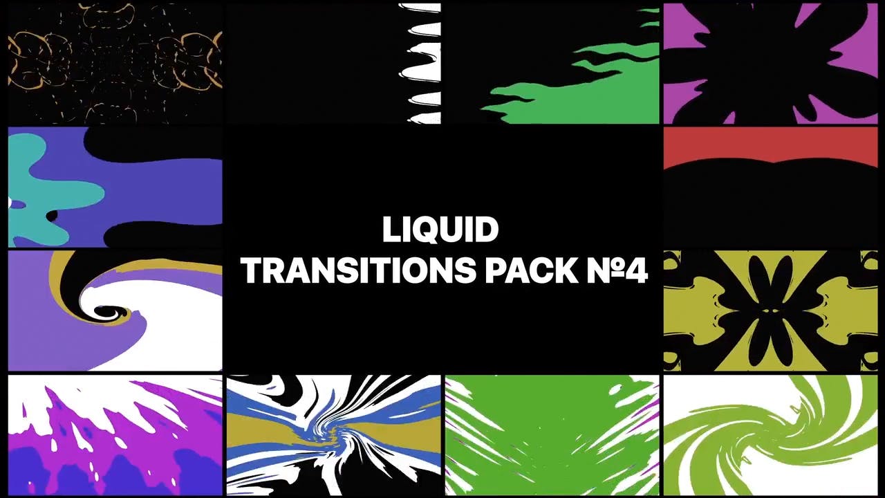 Colorful Liquid Transitions video templates | Artlist