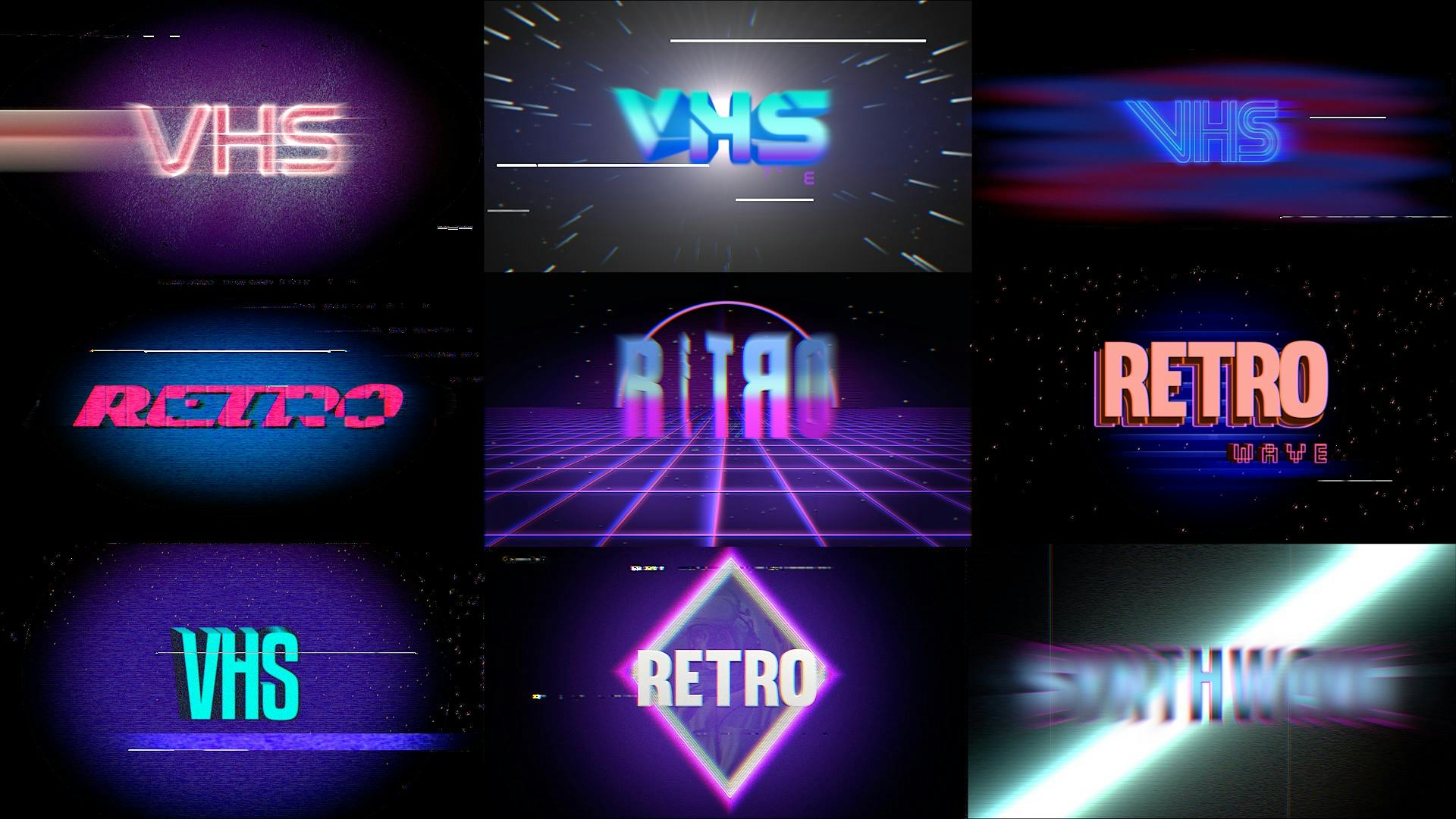VHS Titles video templates | Artlist