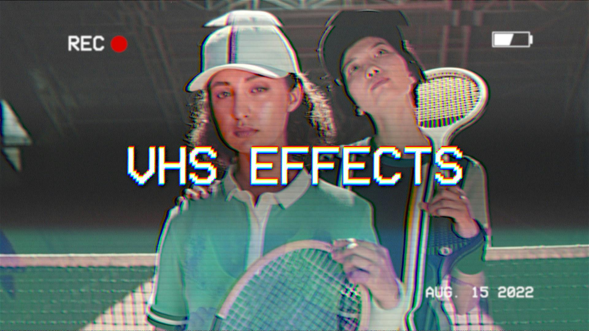 VHS Vibe Effects video templates | Artlist