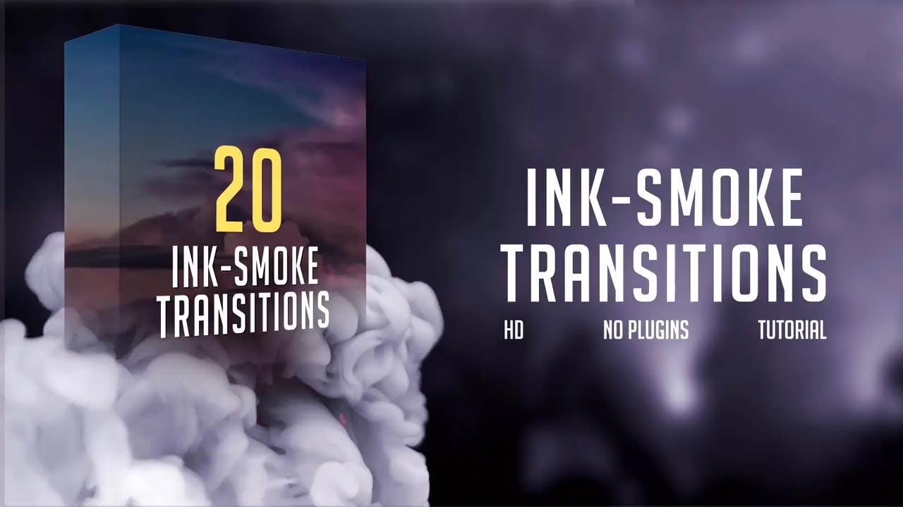 Smokey Ink Transitions video templates | Artlist