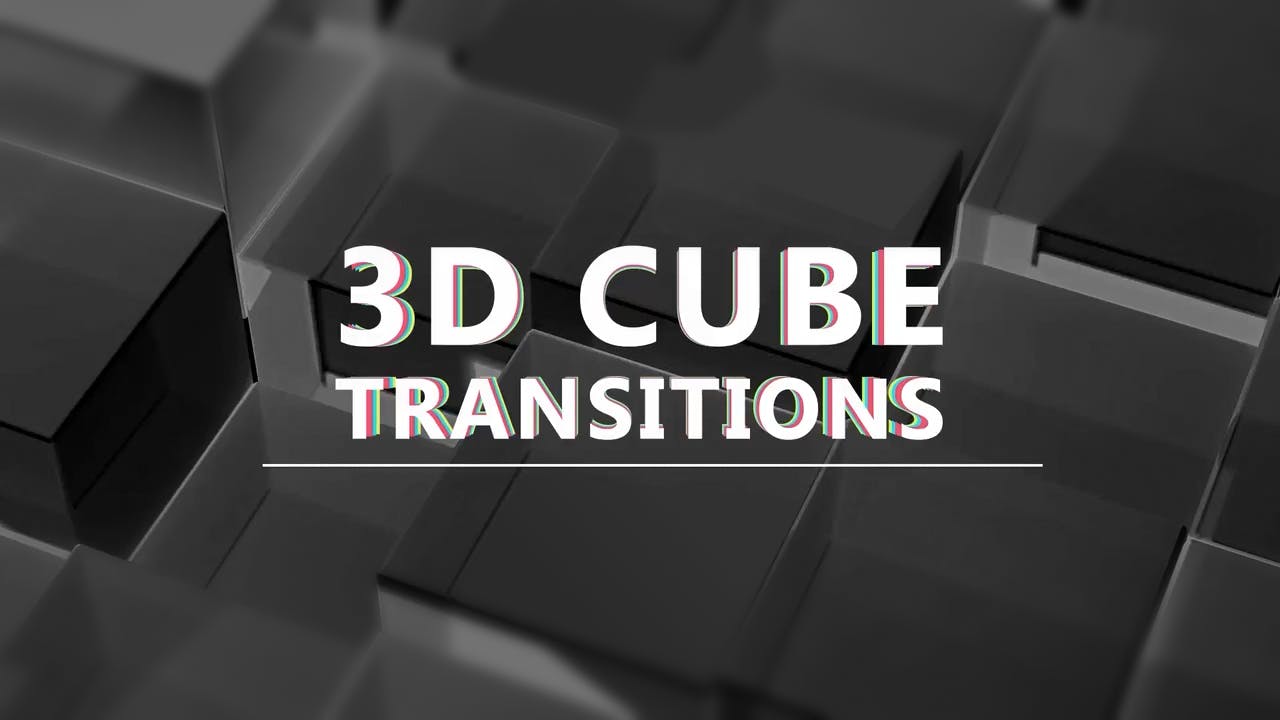 3D Cube Transitions video templates | Artlist