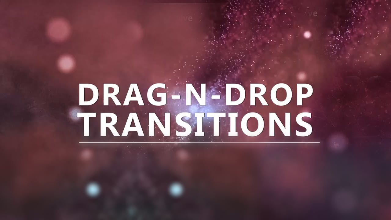 Drag-N-Drop Seamless Transitions video templates | Artlist