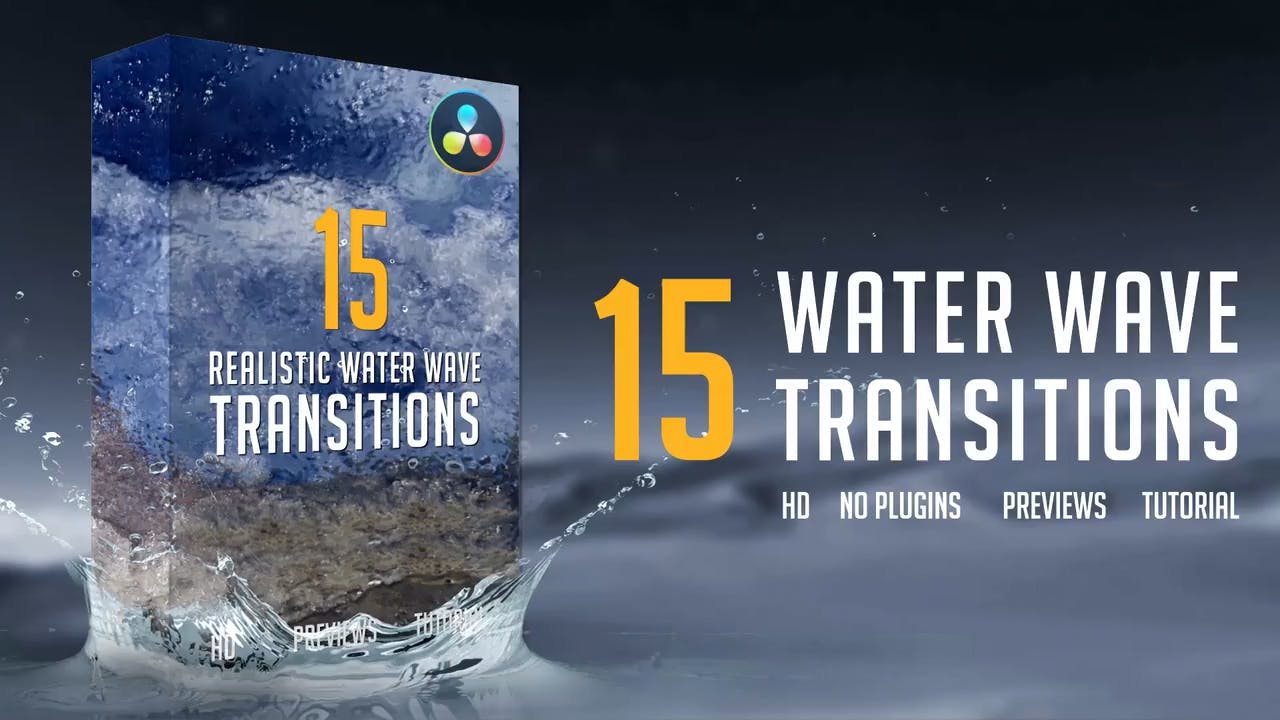 Water Wave Transitions video templates | Artlist