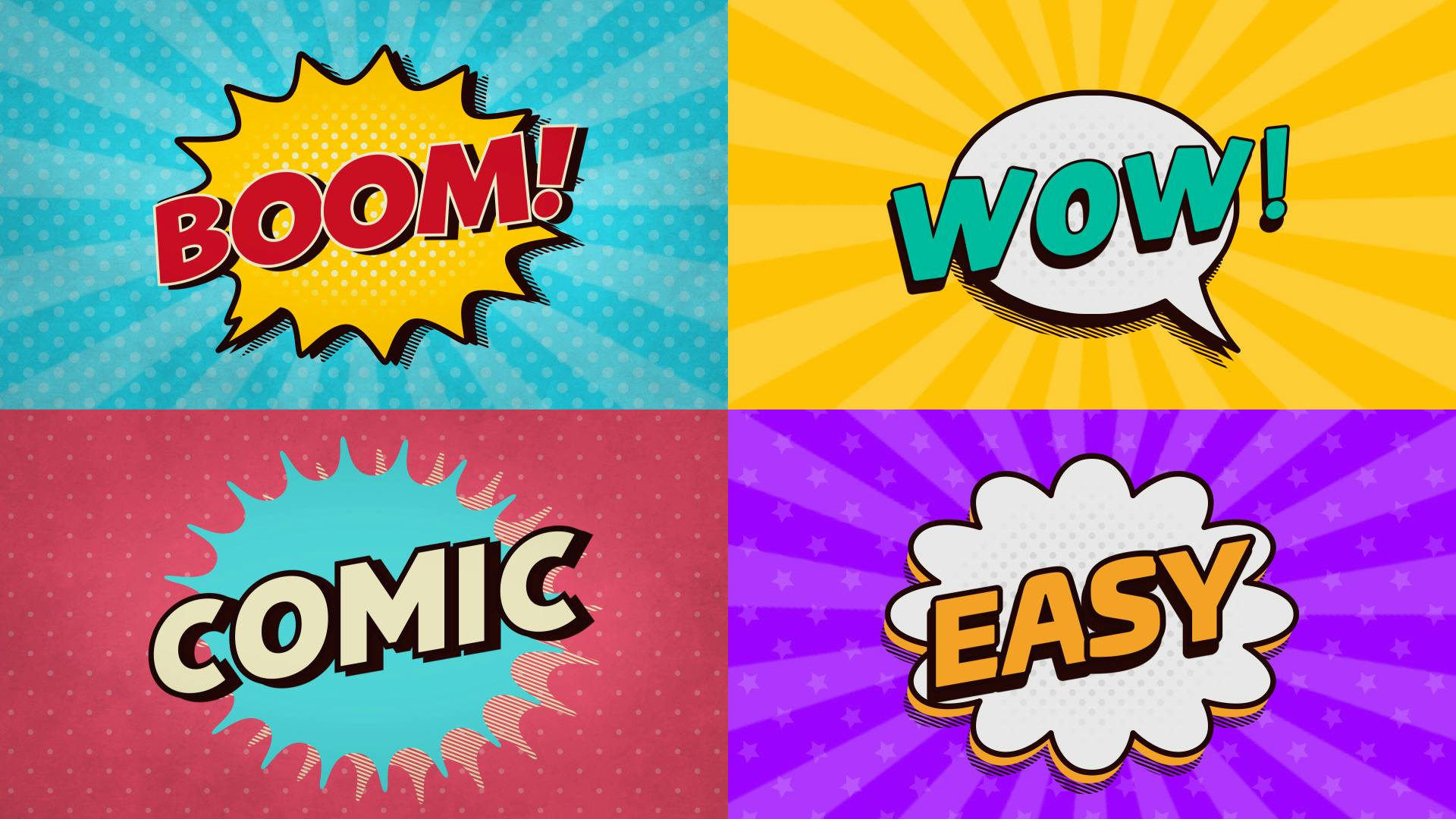 Comic Cartoon Title video templates | Artlist
