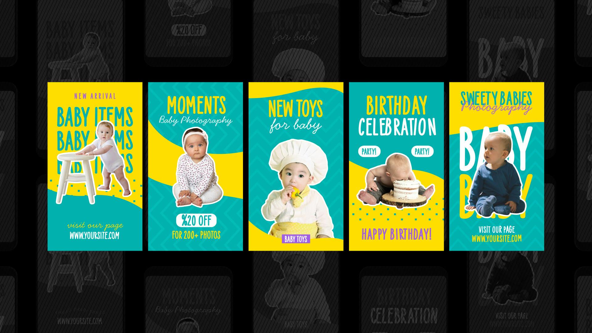 Baby Social Reels video templates | Artlist
