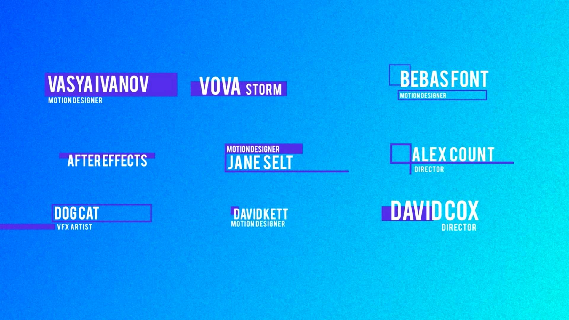 Lower Thirds Pack video templates | Artlist