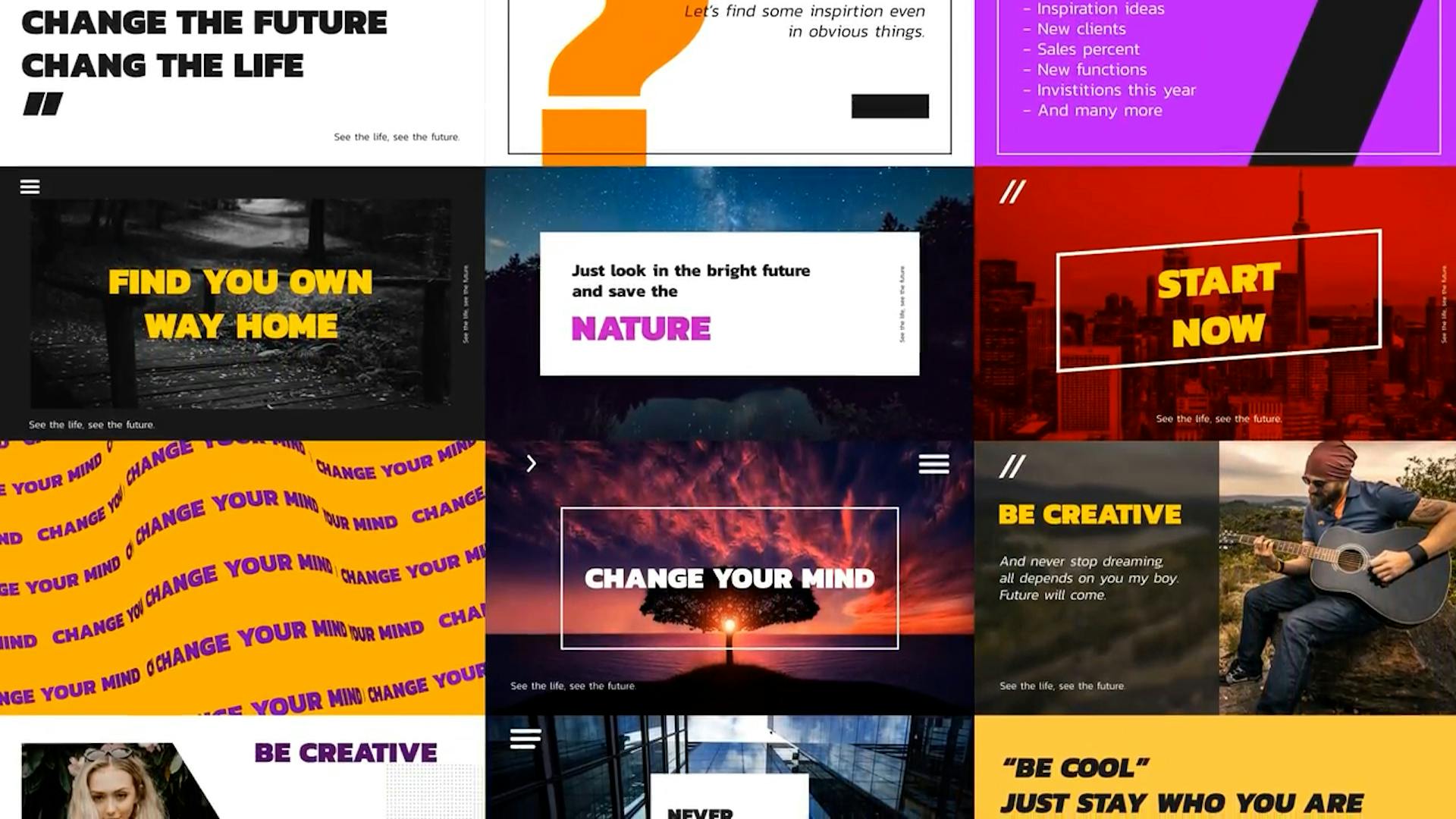 Typography Pack video templates | Artlist