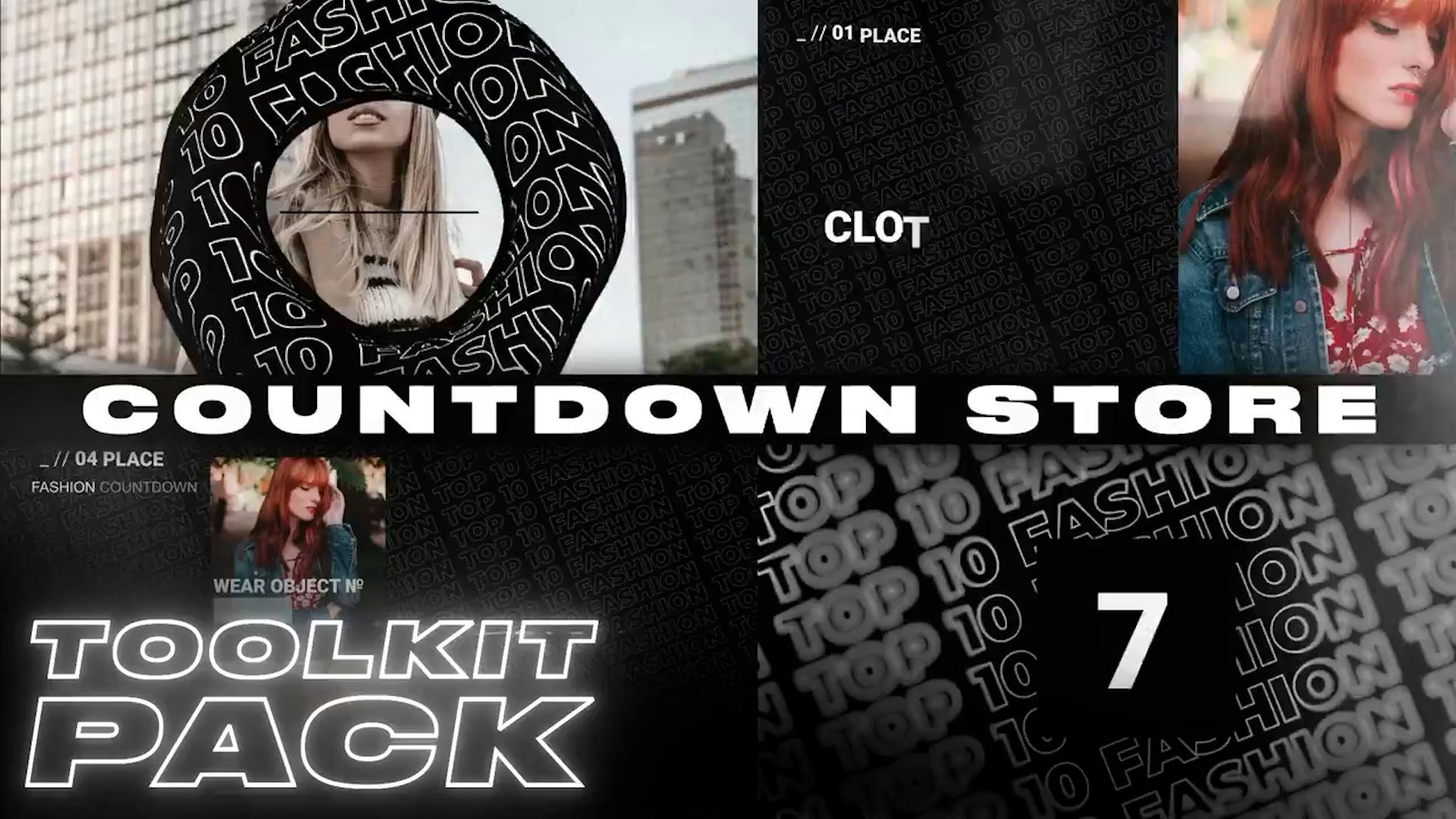 Fashion Countdown Store Pack video templates | Artlist