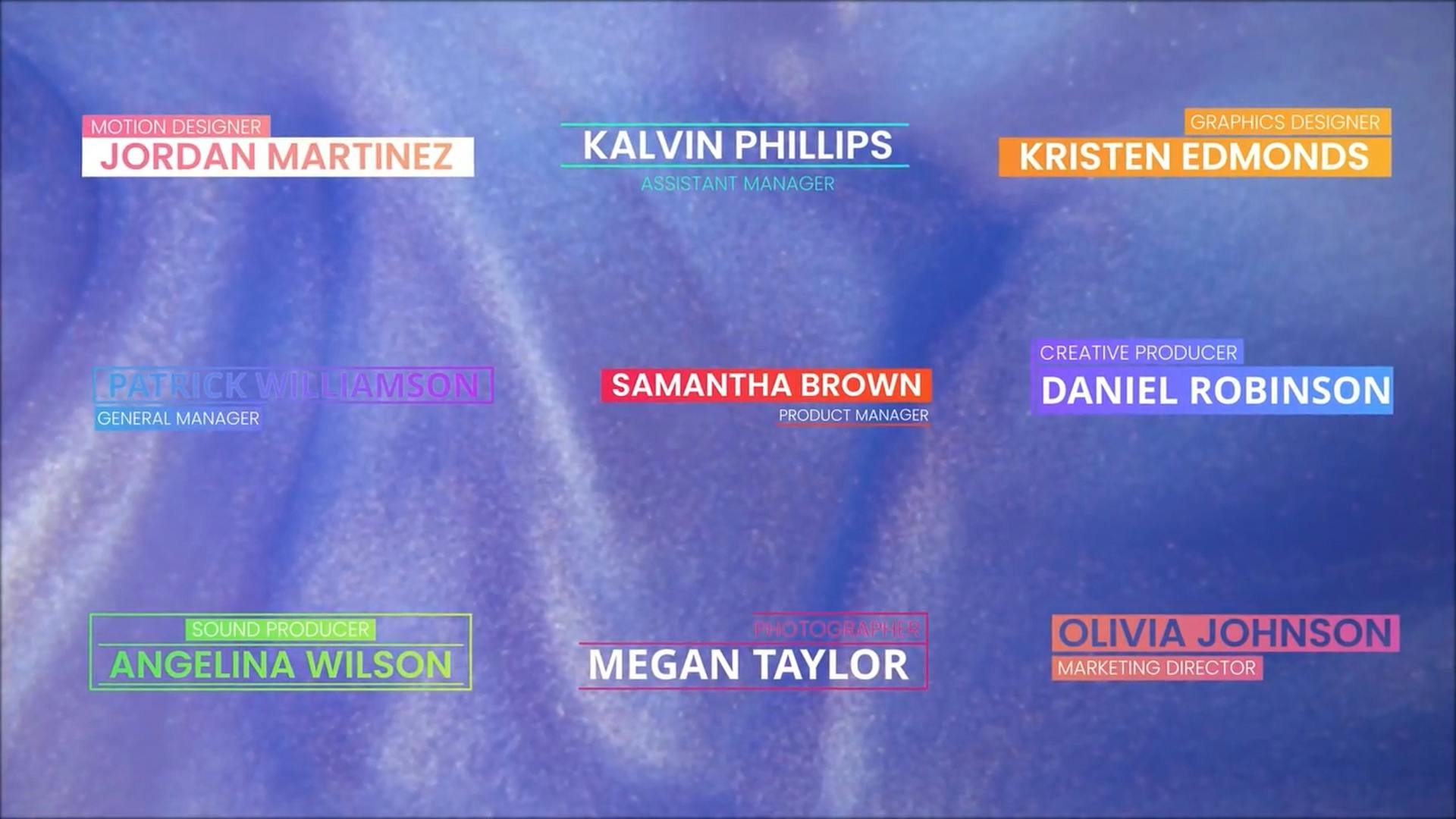 Simple Colorful Lower Thirds video templates | Artlist