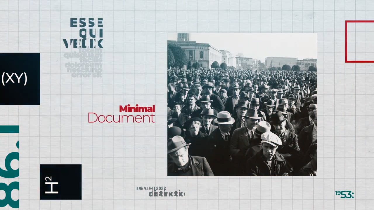 Minimal Document video templates | Artlist
