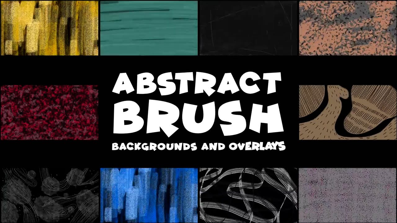 Abstract Brush Backgrounds And Overlays video templates | Artlist