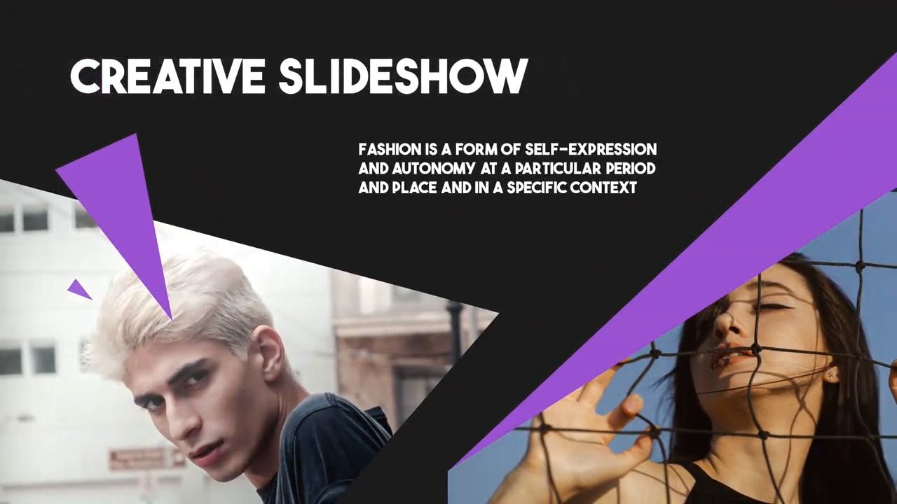 Simple Shapes Slideshow video templates | Artlist