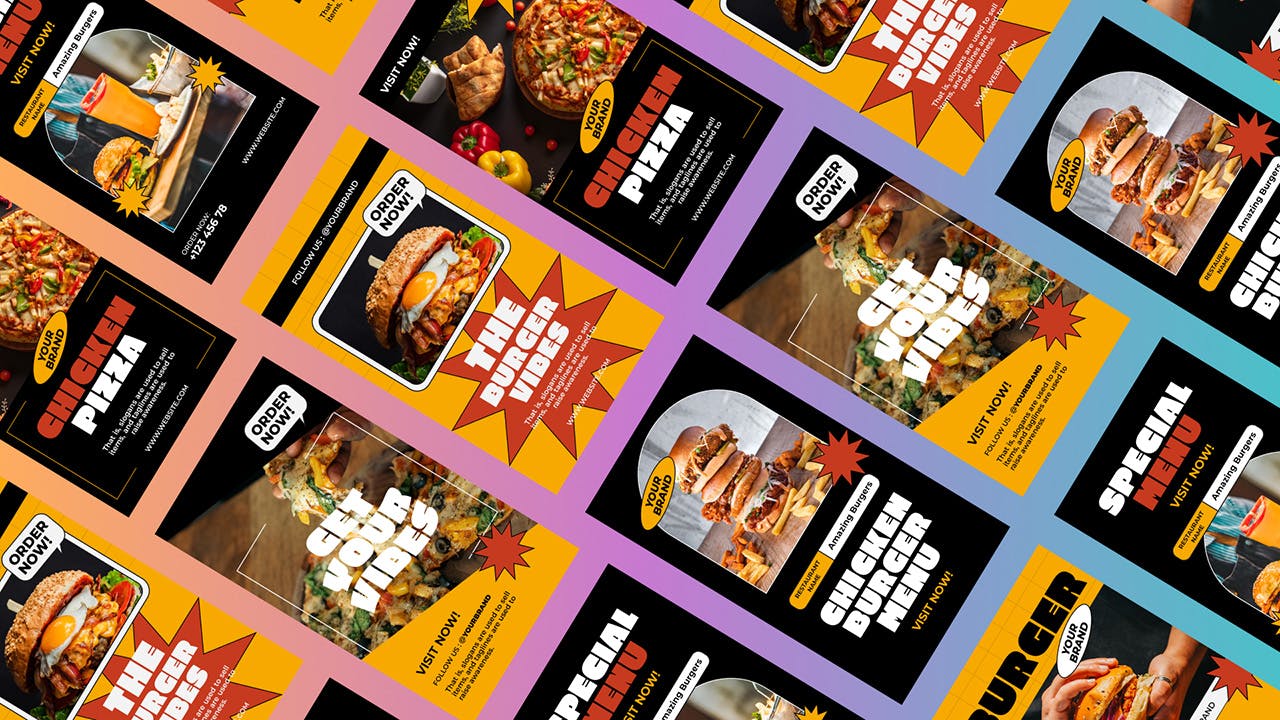 Fast Food Reels & Stories video templates | Artlist