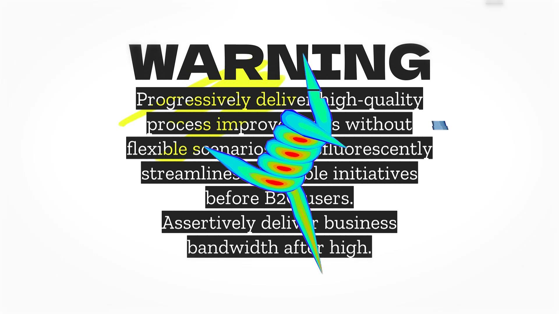 Warning Glitch Logo Reveal video templates | Artlist