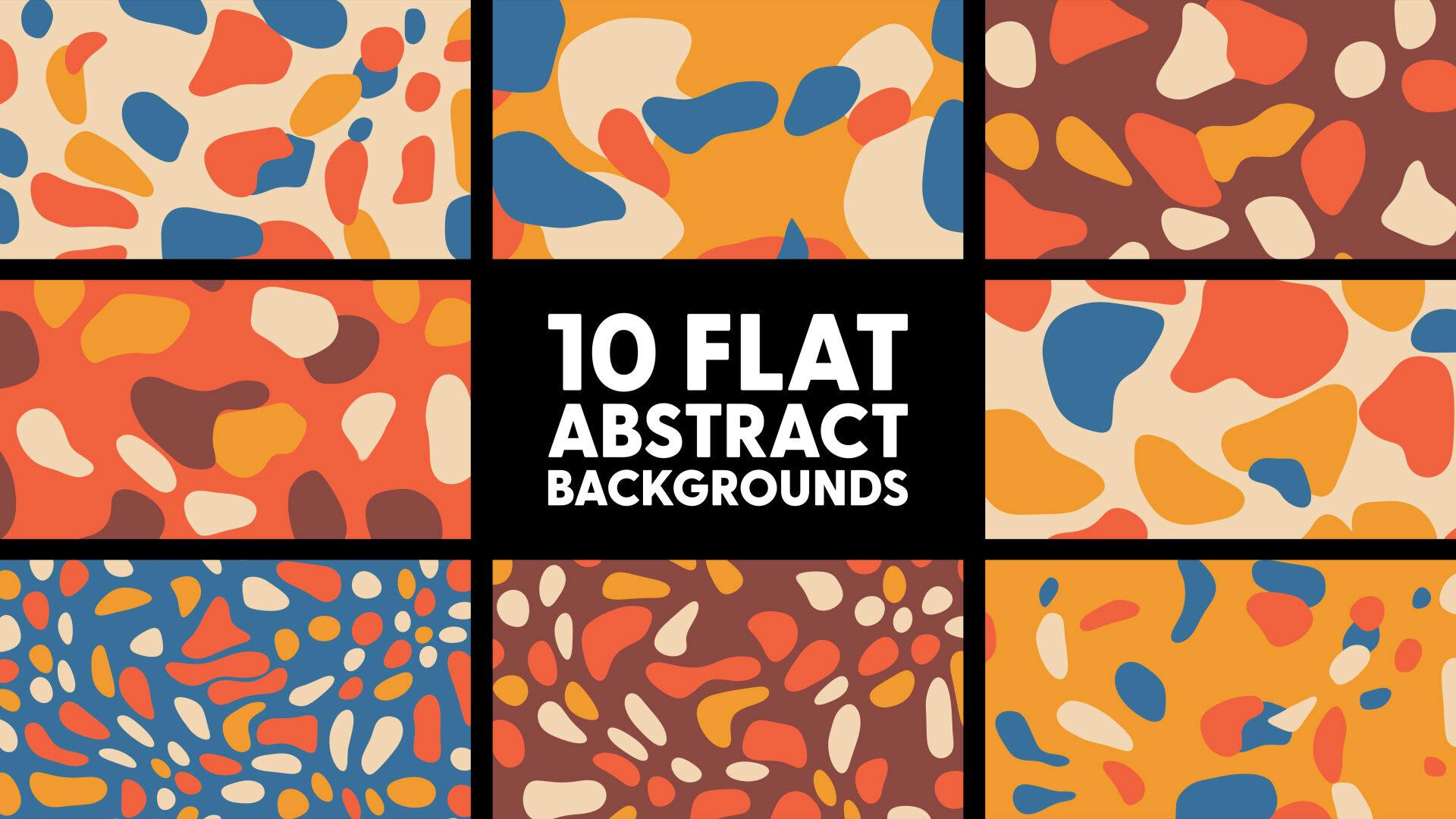 Flat Abstract Backgrounds video templates | Artlist