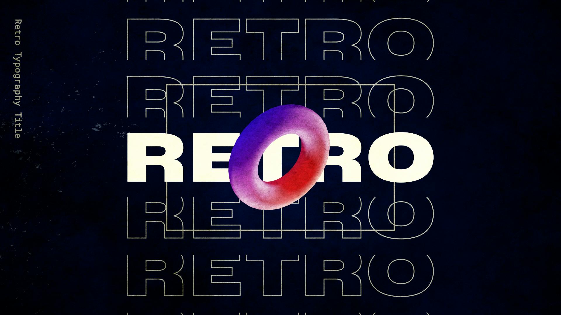 Retro Typography Title video templates | Artlist