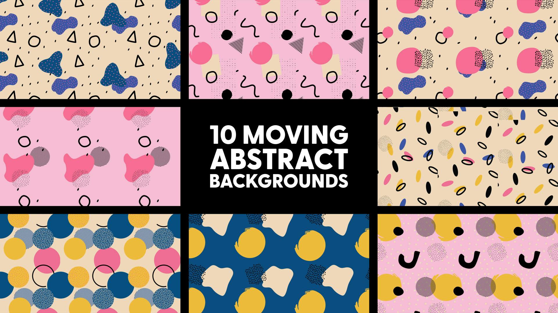 Moving Abstract Backgrounds video templates | Artlist