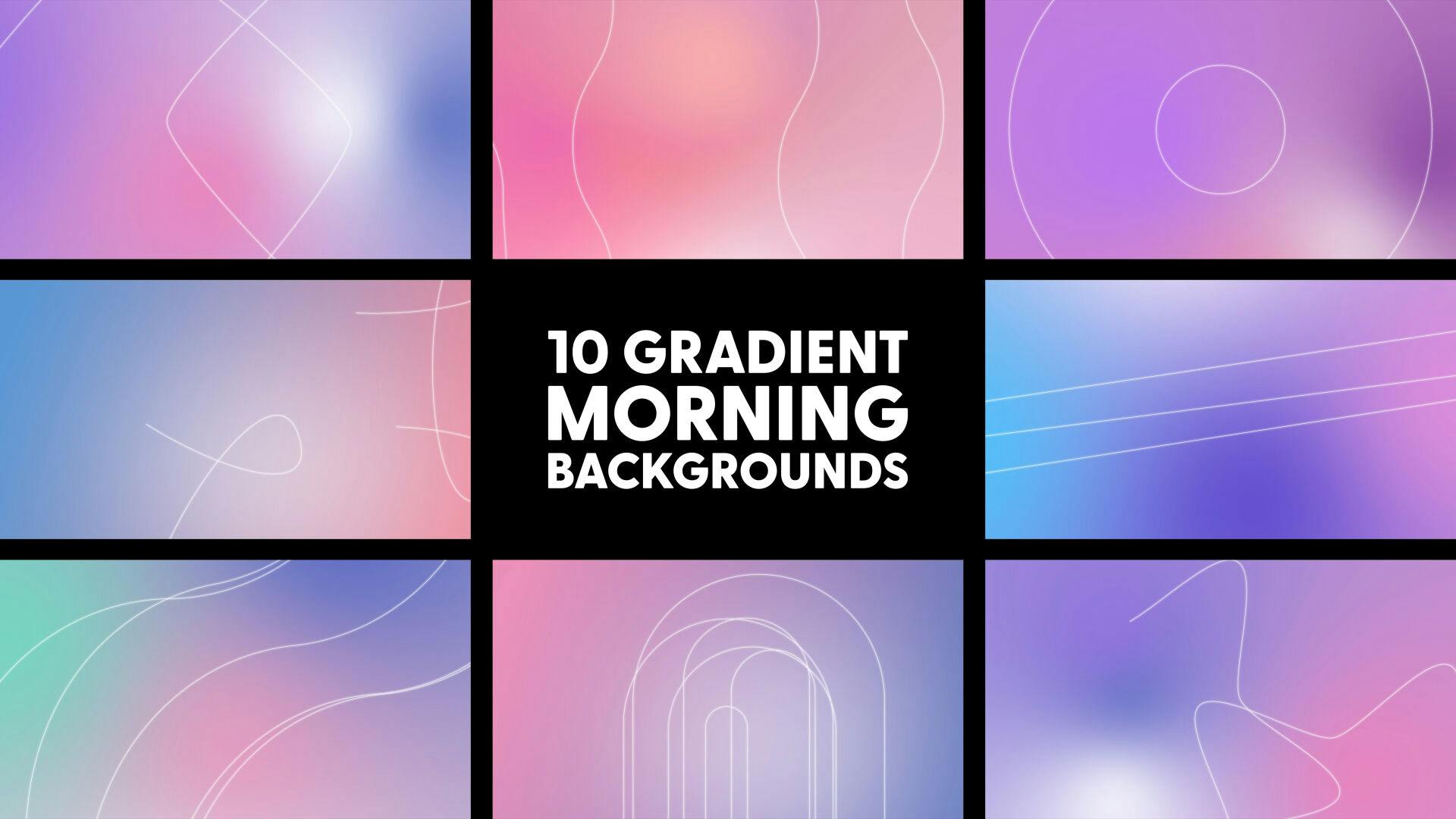 Gradient Morning Backgrounds video templates | Artlist