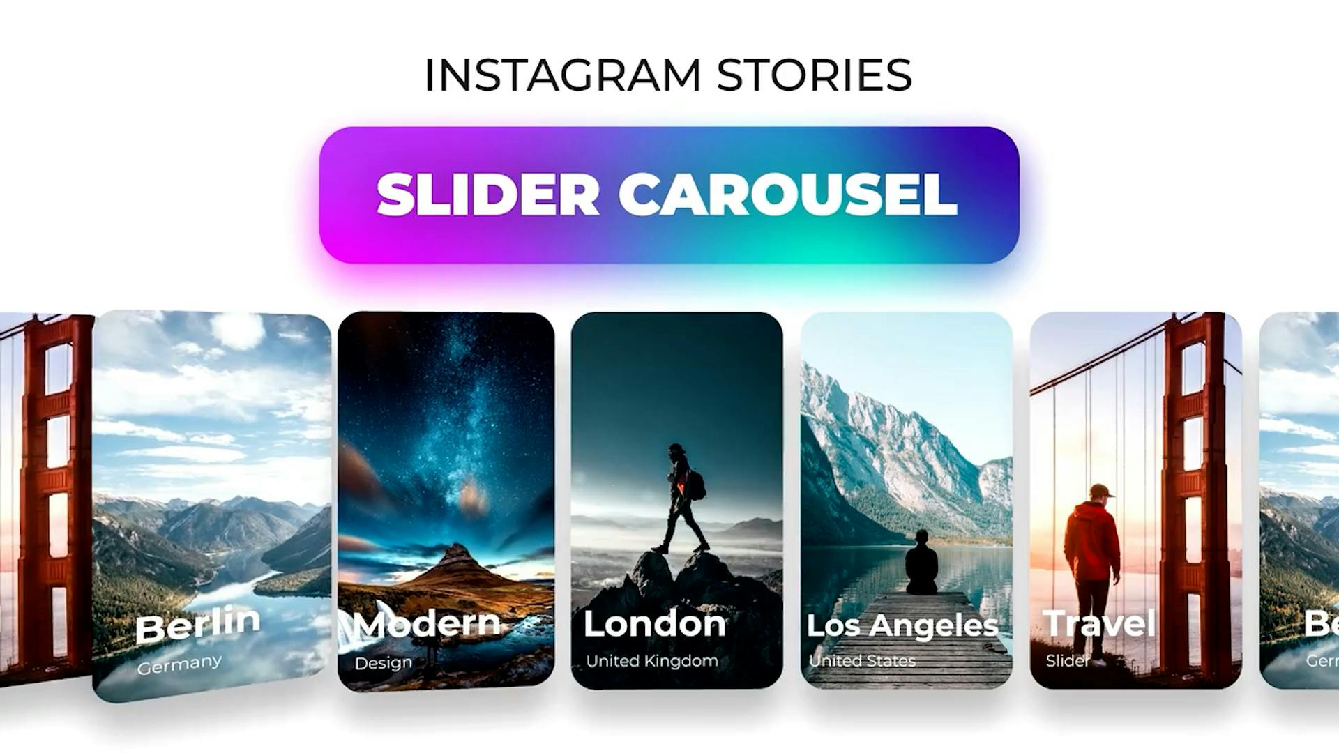 Slider Carousel Stories video templates | Artlist
