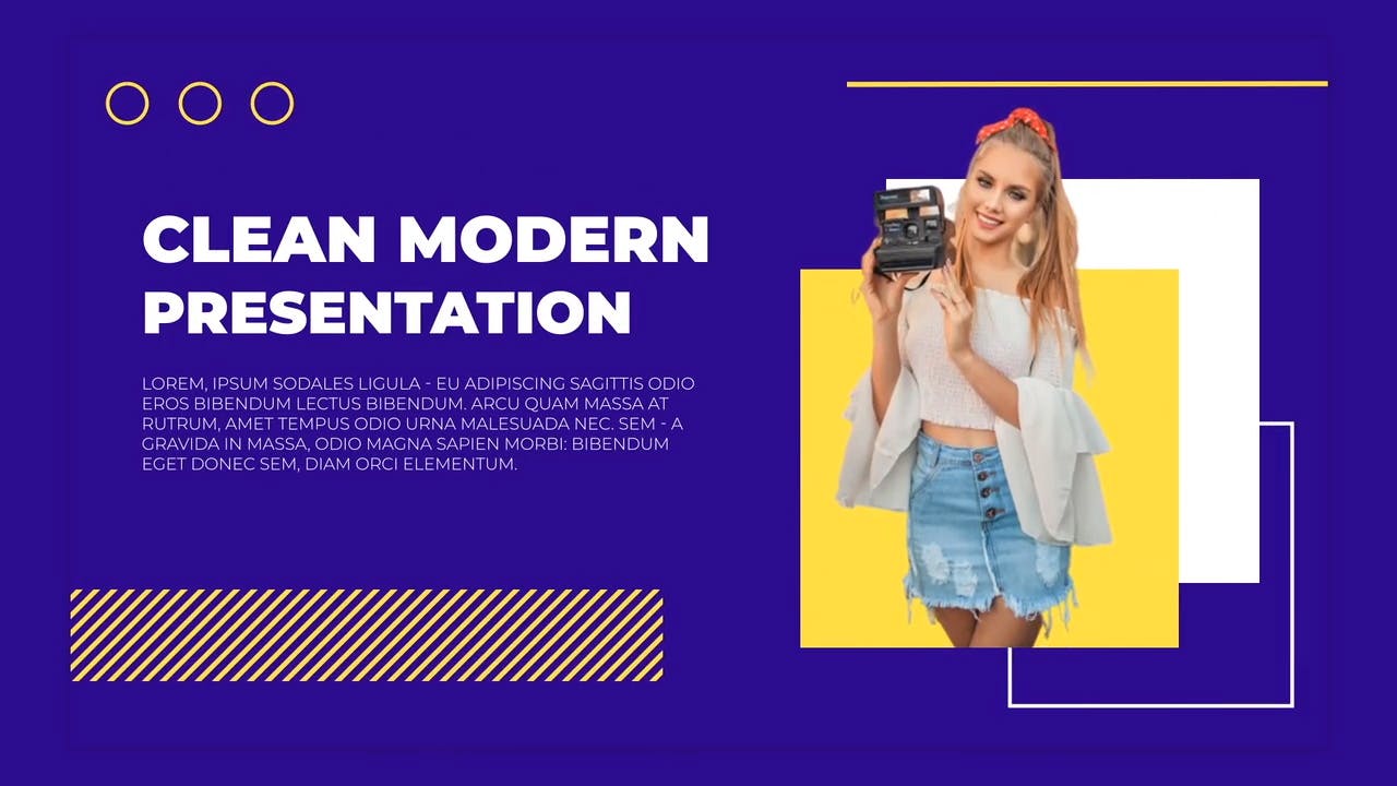 Clean Modern Presentation video templates | Artlist
