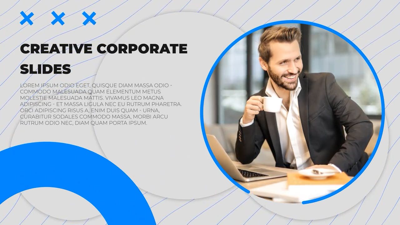 Creative Corporate Slides video templates | Artlist