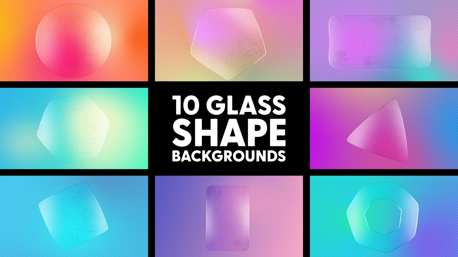 Glass Shape Backgrounds video templates | Artlist
