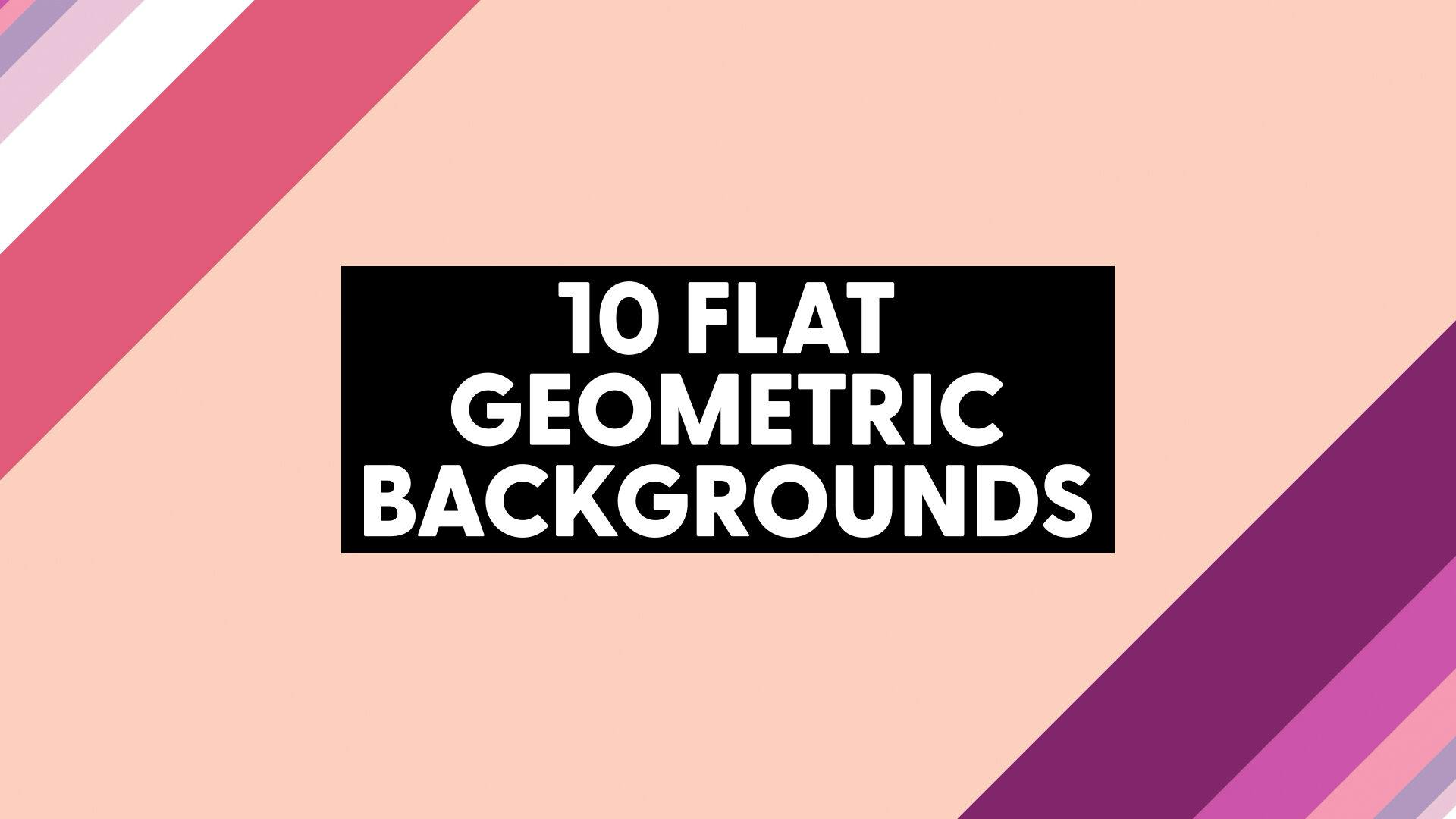 Flat Geometric Backgrounds video templates | Artlist