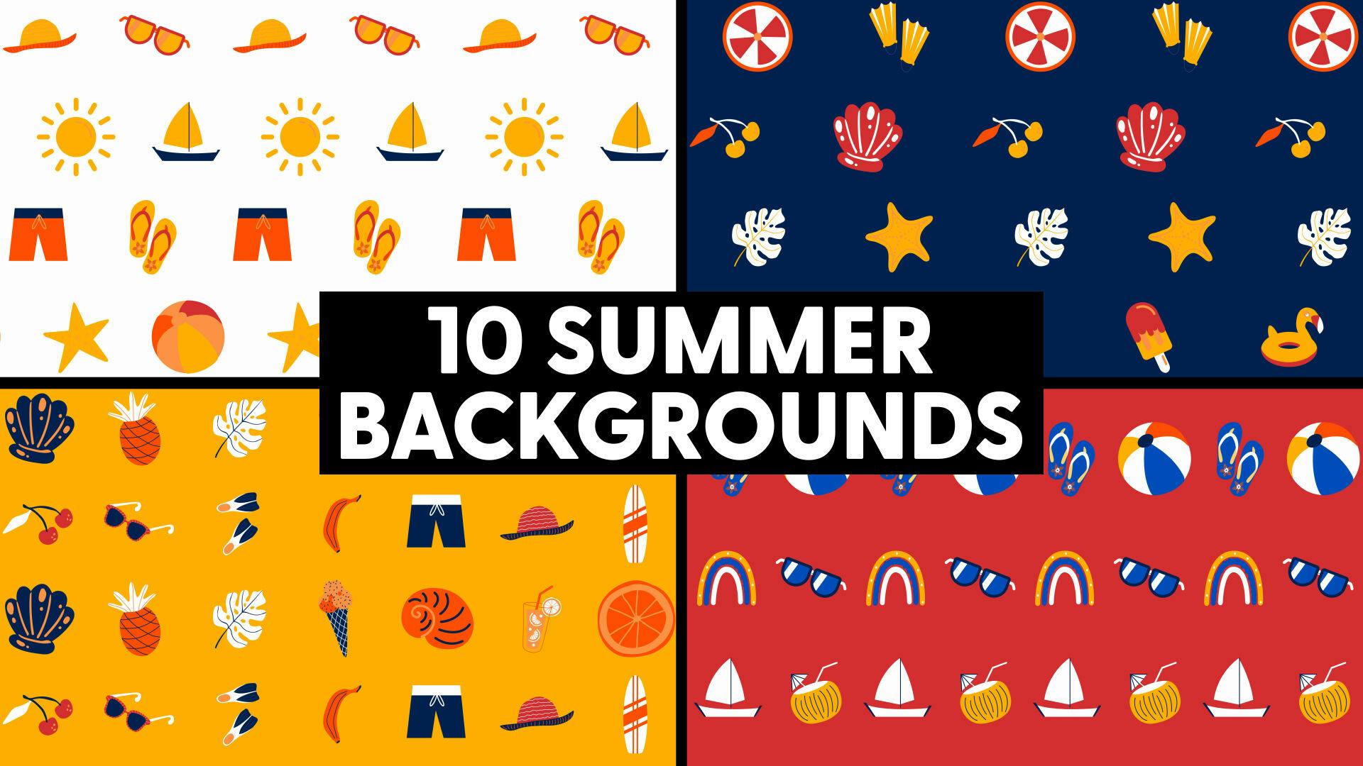 Summer Backgrounds video templates | Artlist