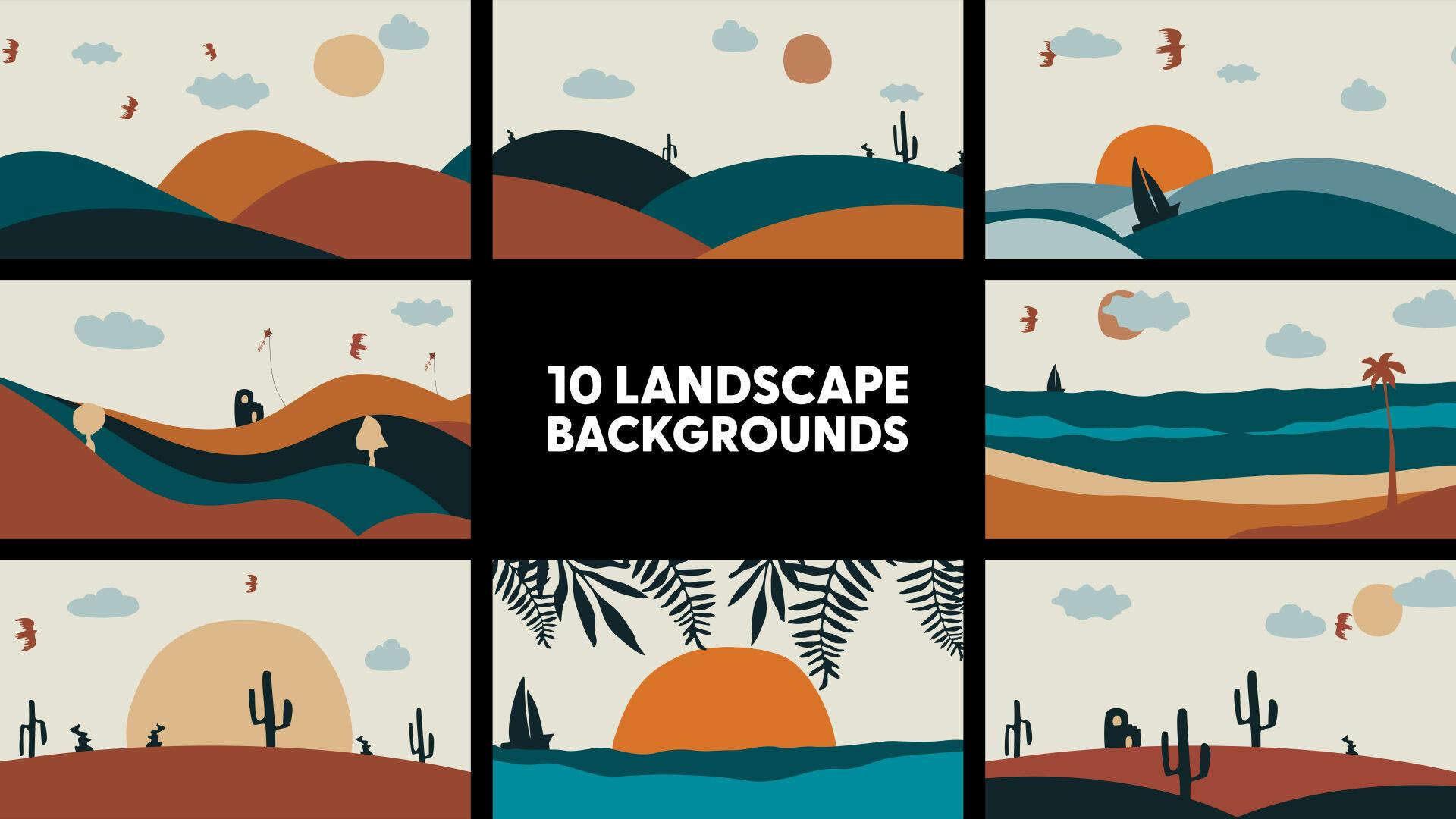 Landscape Backgrounds video templates | Artlist