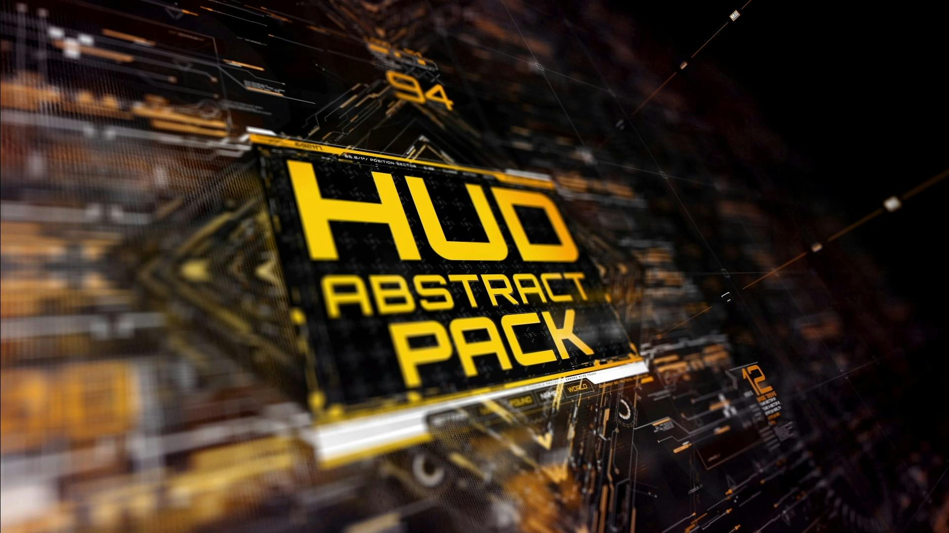 500 HUD Abstract Pack video templates | Artlist
