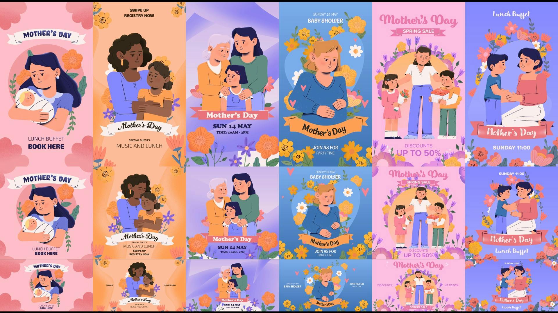 Mother's Day Bundle video templates | Artlist