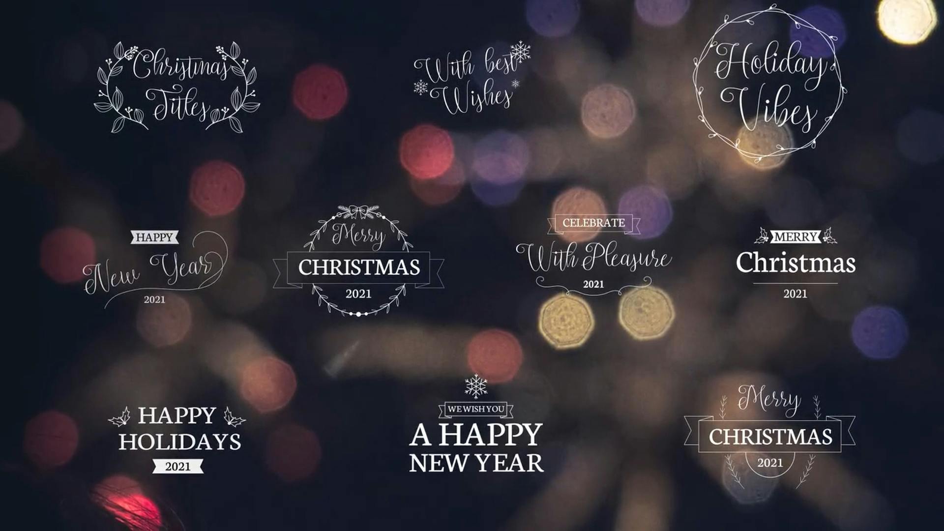 Christmas Titles video templates | Artlist