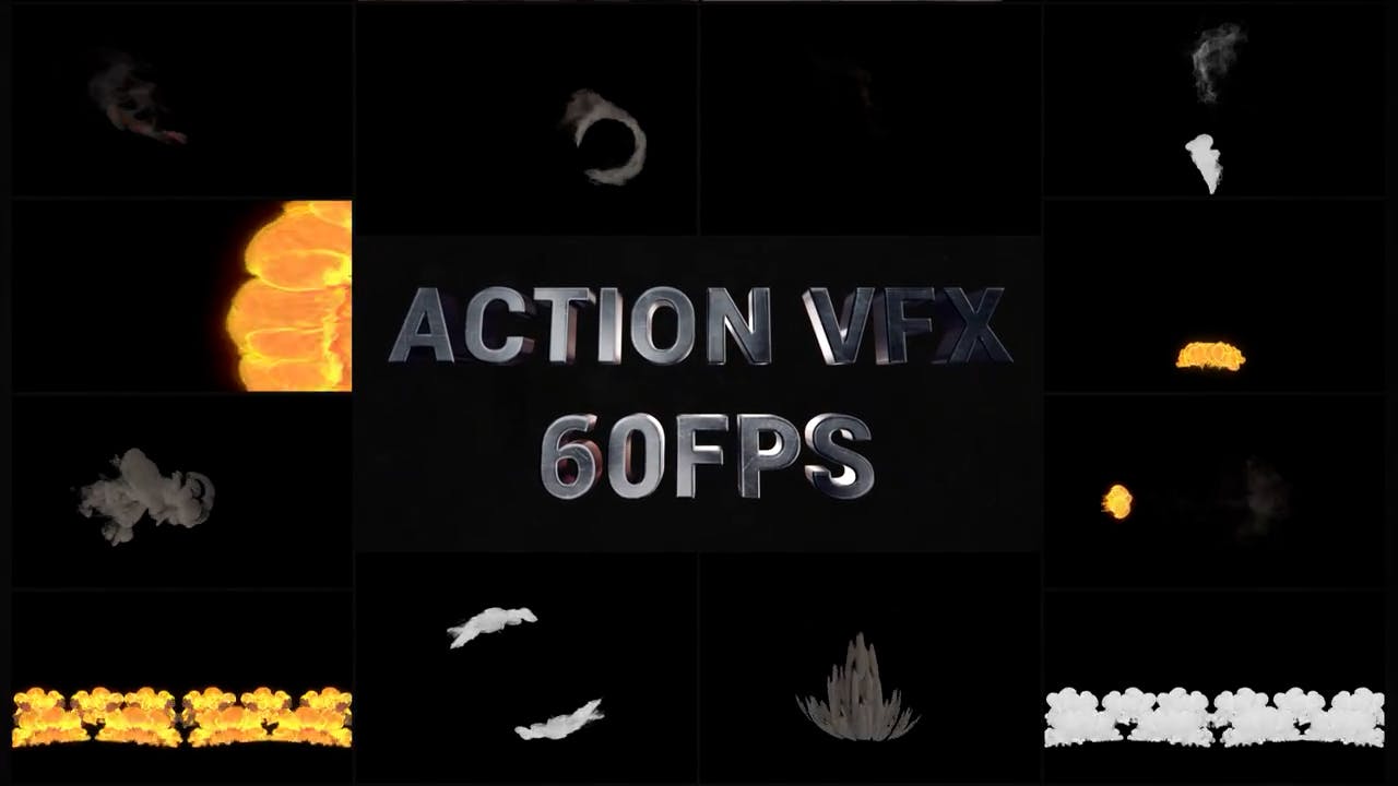 Action VFX Pack video templates | Artlist