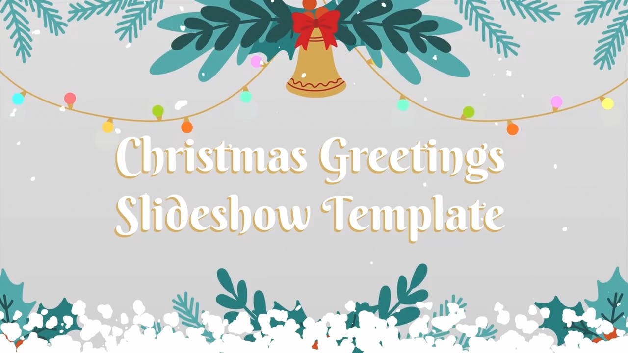 Winter Holidays Greetings Slideshow video templates | Artlist