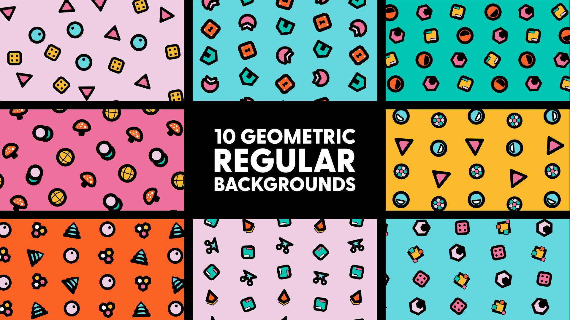Geometric Regular Backgrounds video templates | Artlist