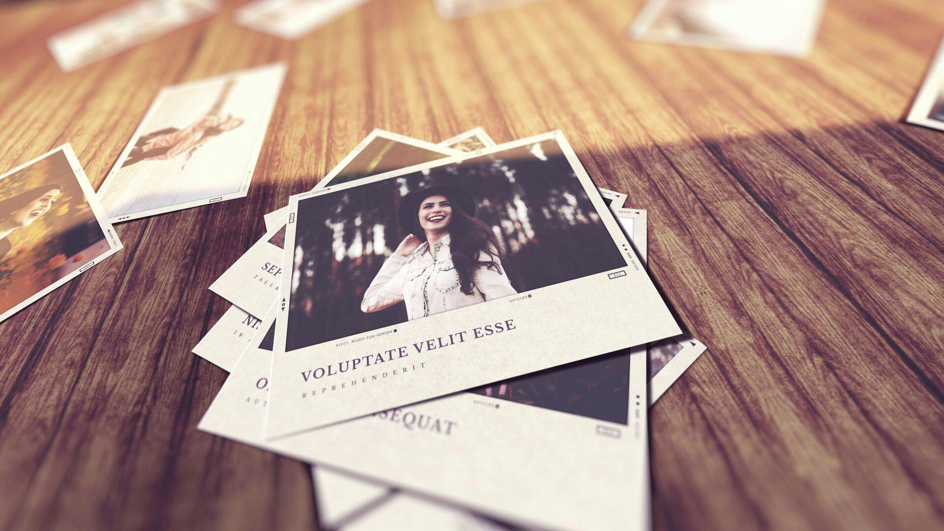 Falling Photos Slideshow video templates | Artlist