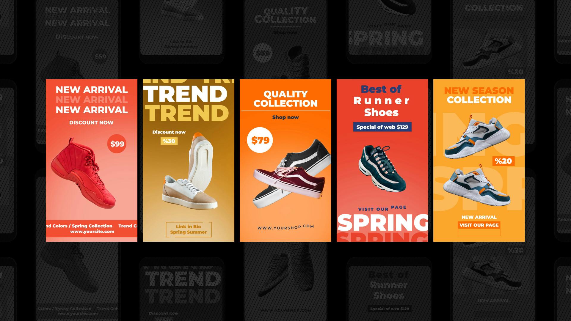 Shoes Social Stories video templates | Artlist