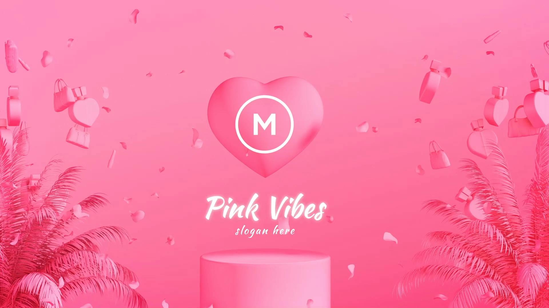 Pink Sweet Logo Reveal video templates | Artlist