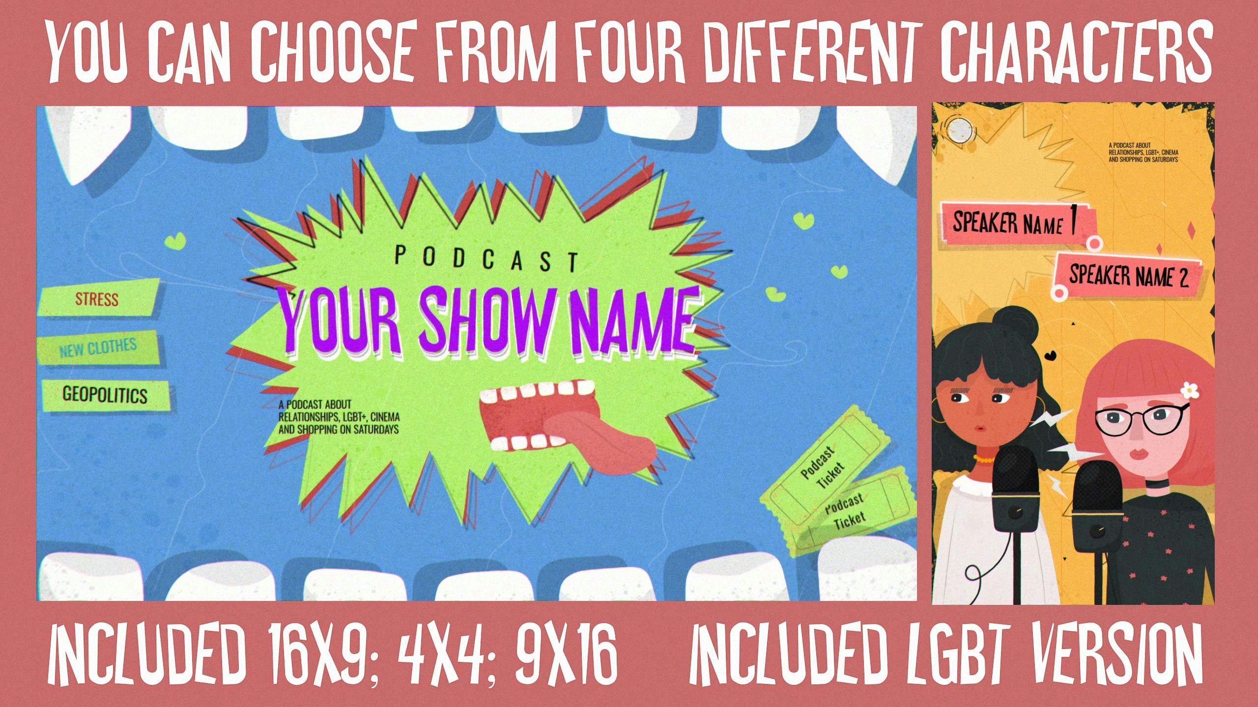 Podcast Show Intro video templates | Artlist