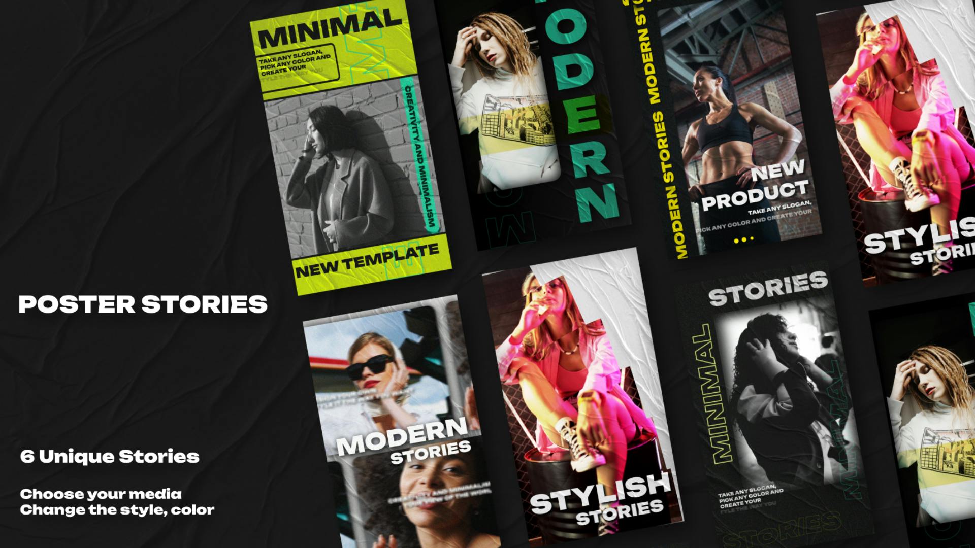 Poster Stories video templates | Artlist
