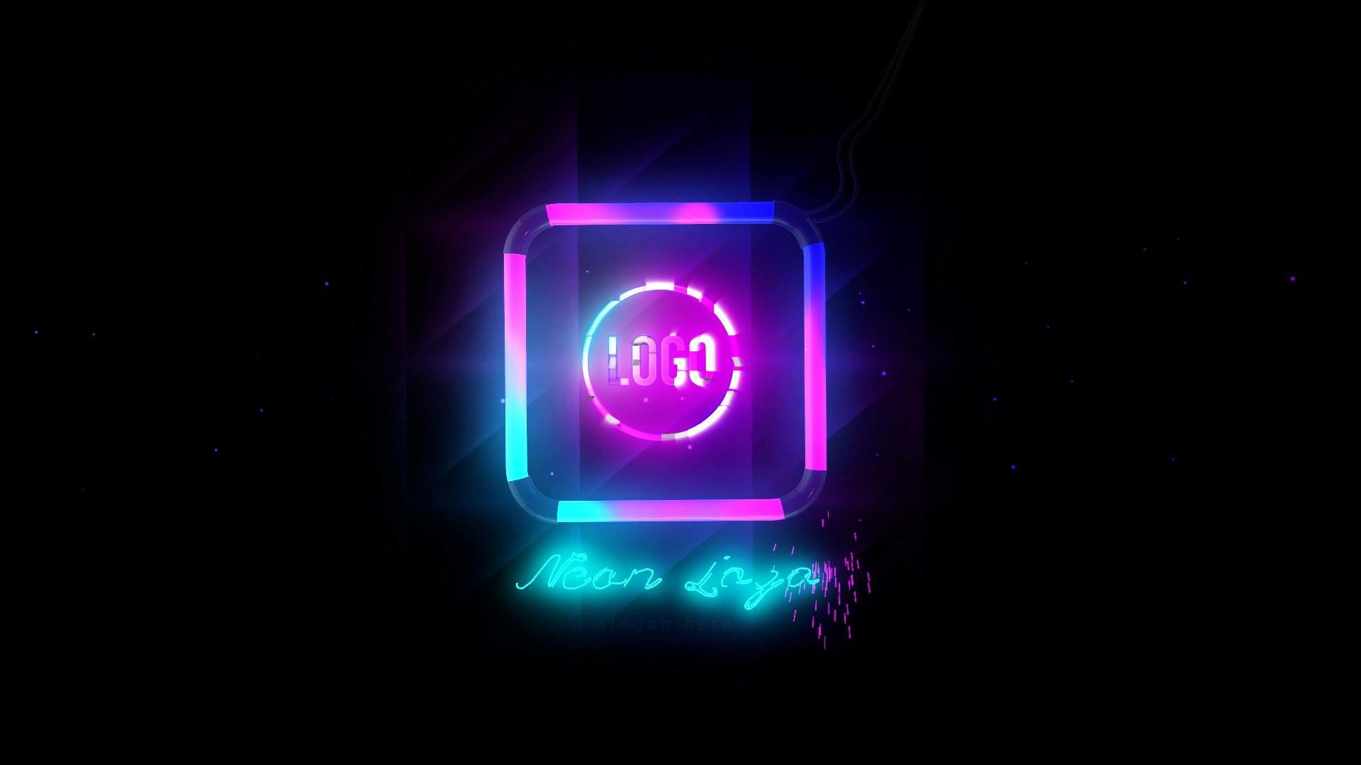 Neon Logo Reveal video templates | Artlist