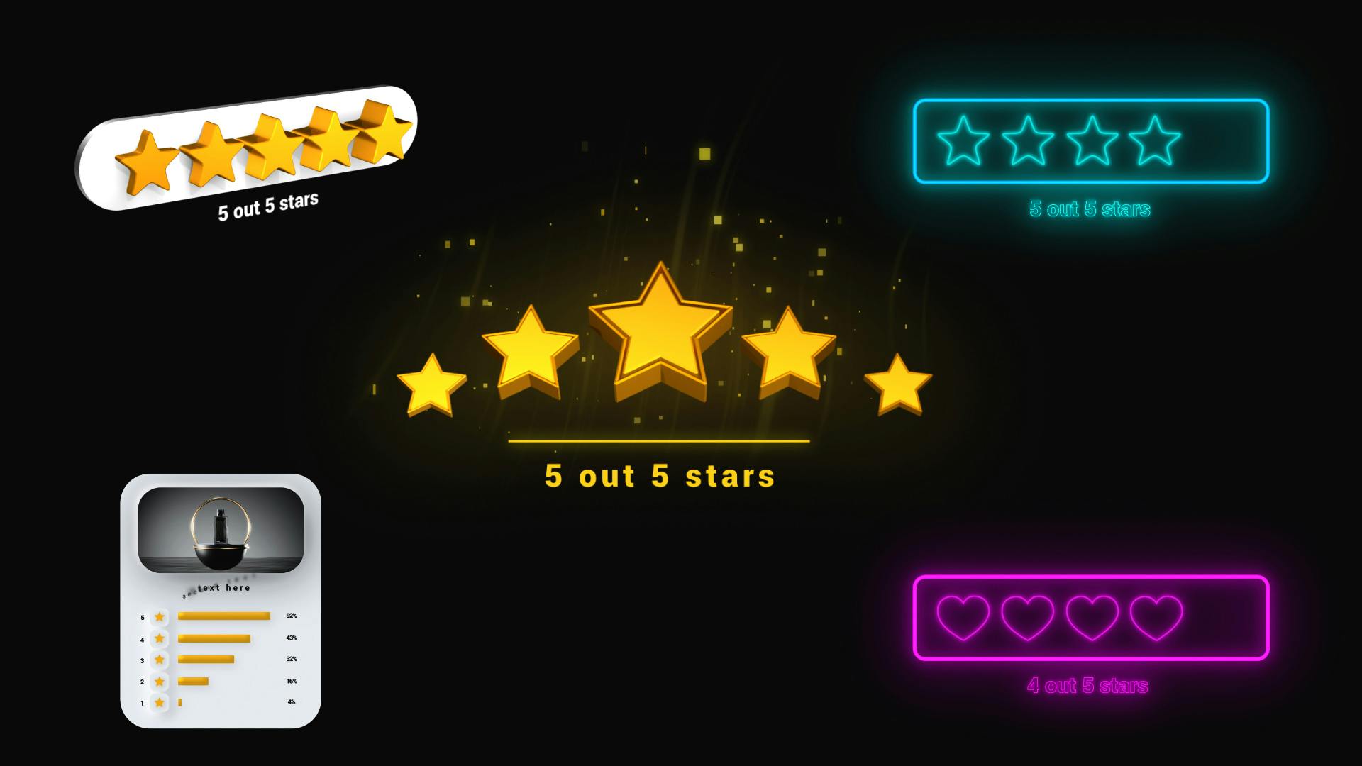 Essential Rating Elements video templates | Artlist